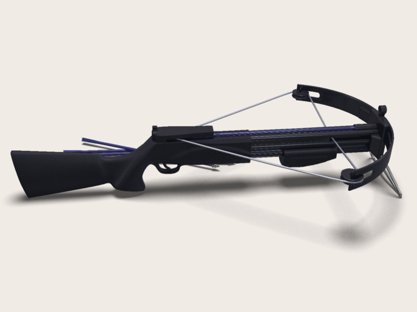 Rifle Bow Animation 3d 3ds