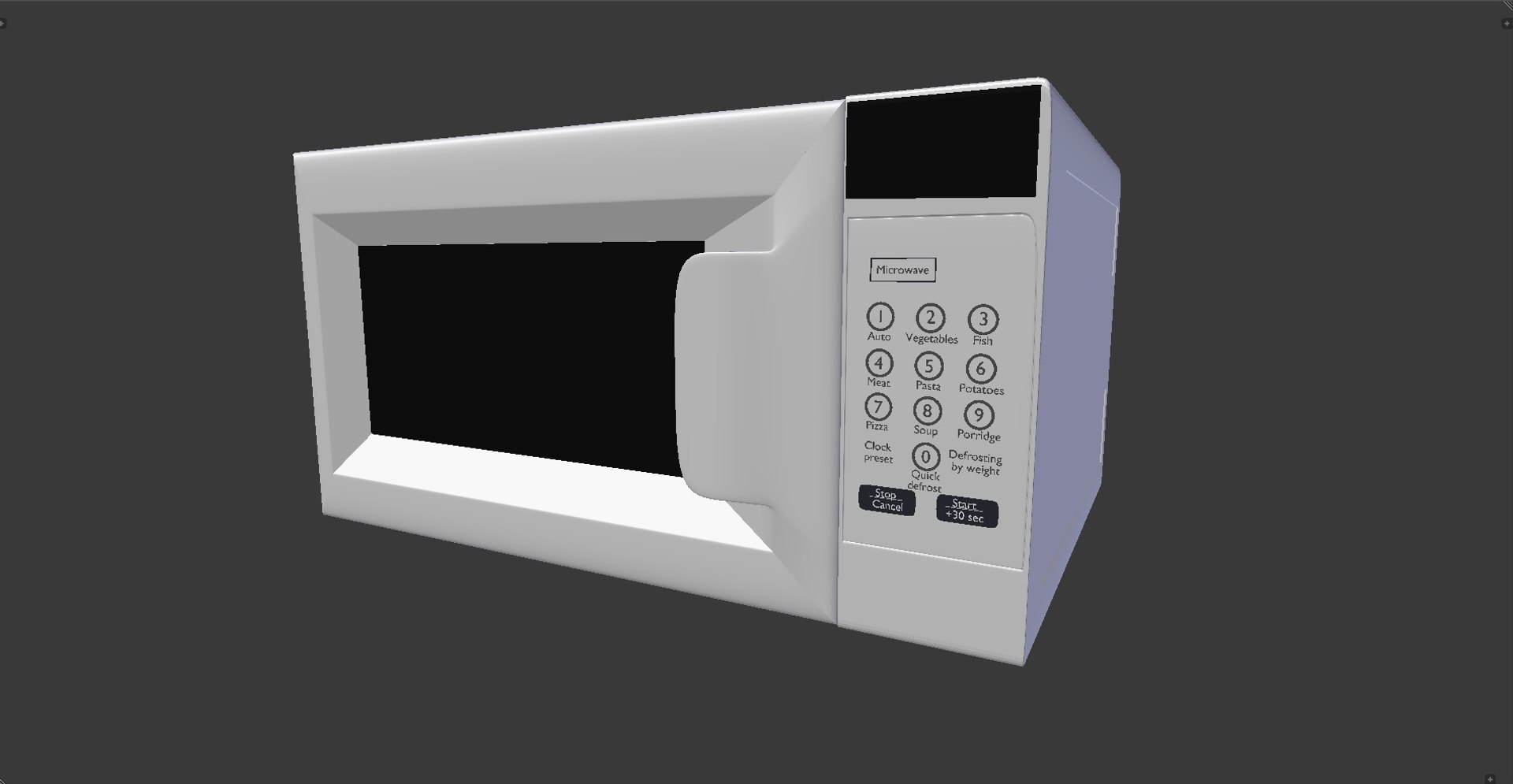 3D Microwave Model - TurboSquid 1556023