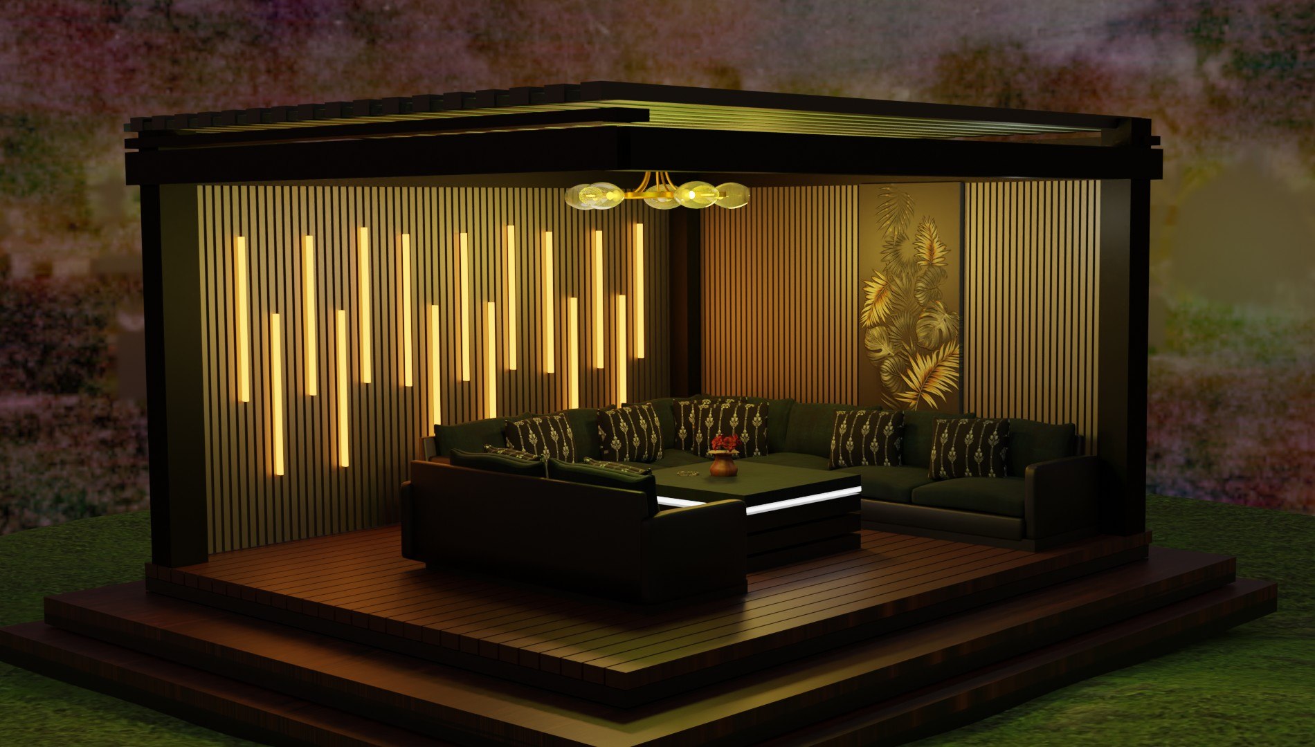 Modern Gazebo 3D - TurboSquid 2285810