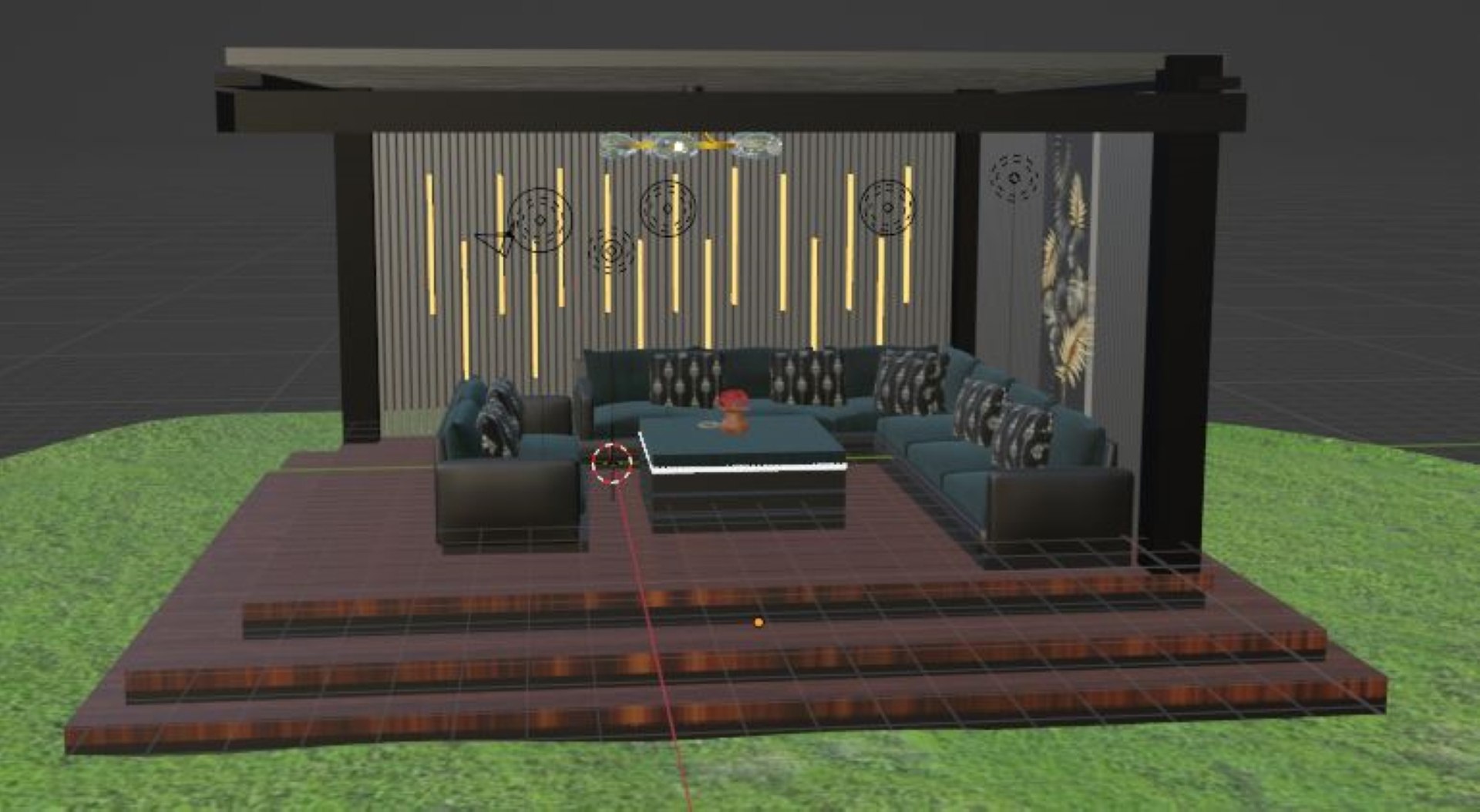 Modern Gazebo 3D - TurboSquid 2285810