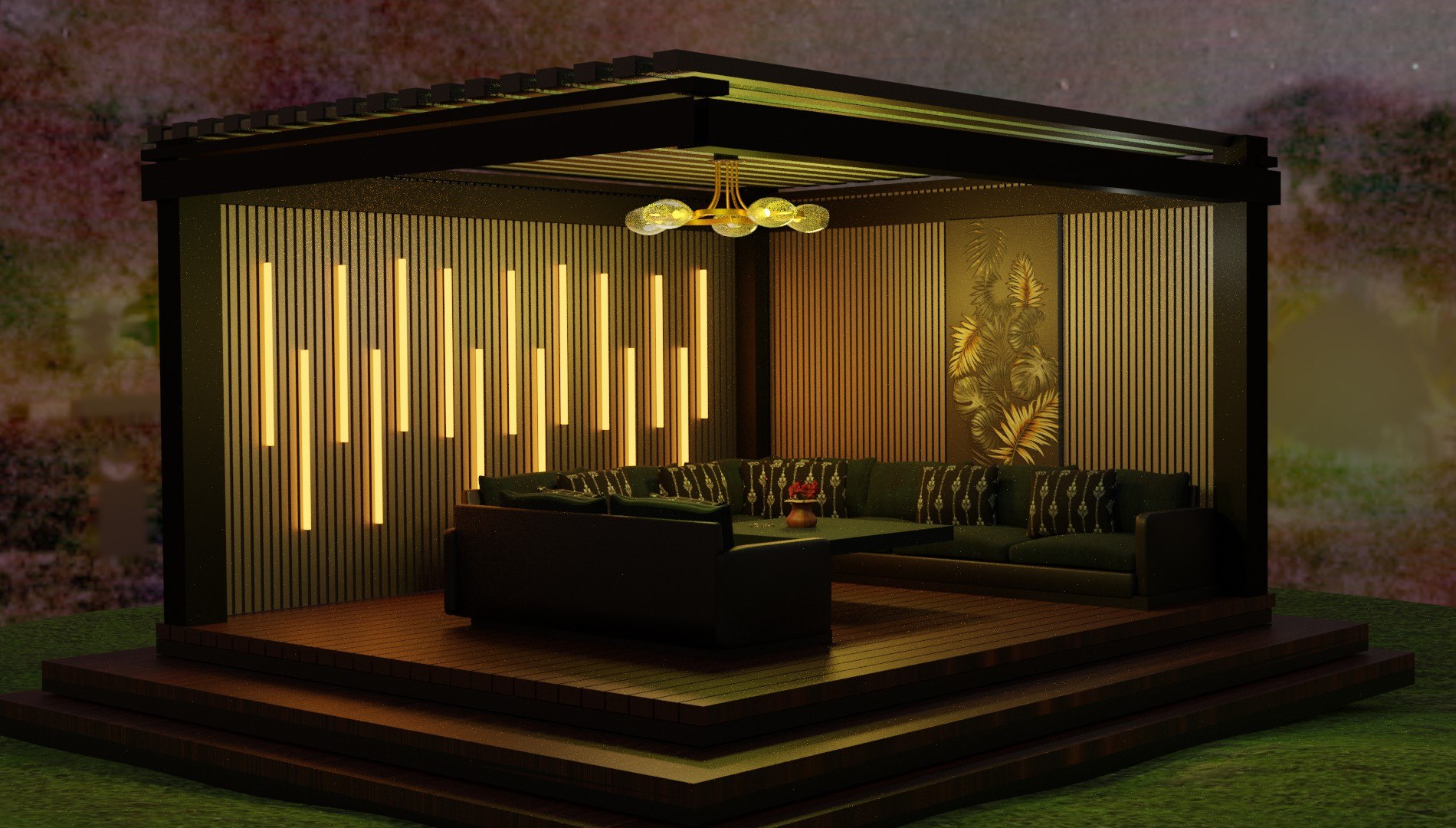 Modern Gazebo 3D - TurboSquid 2285810