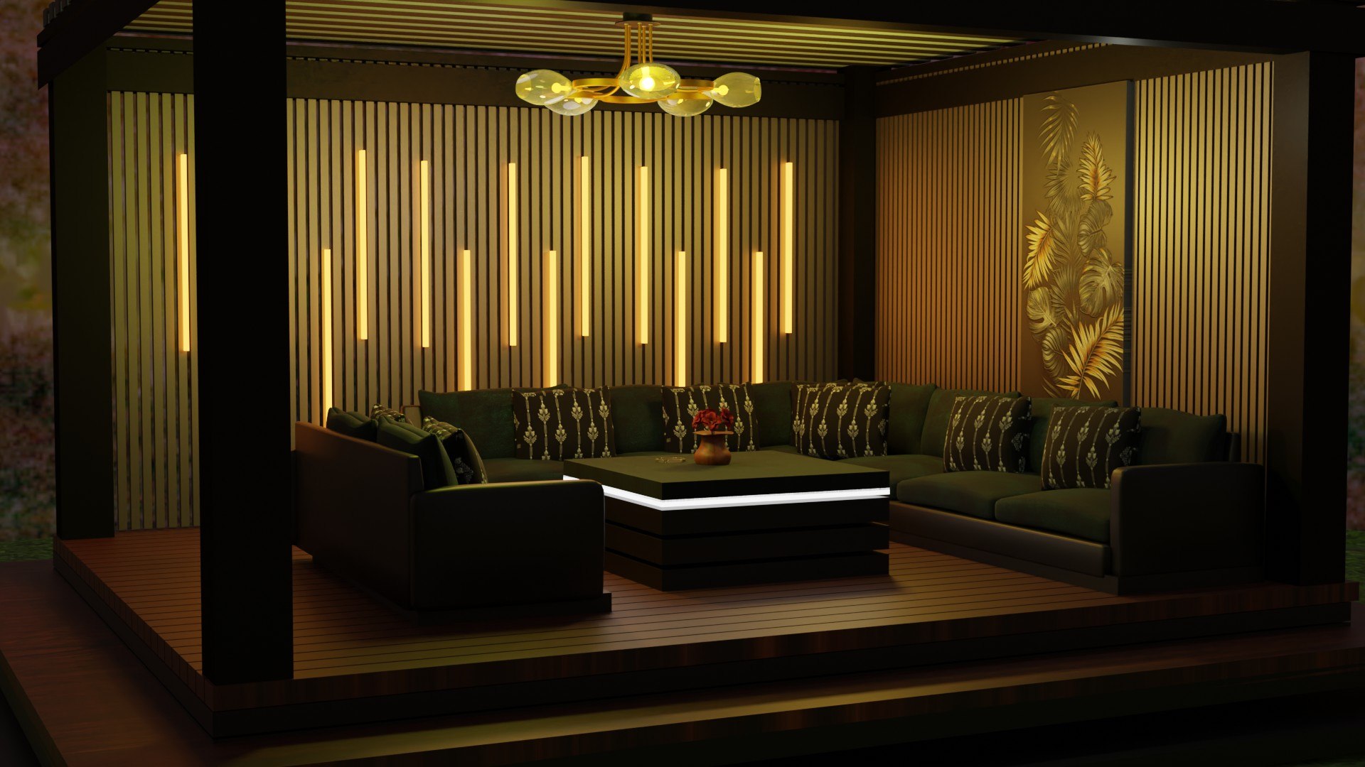 Modern Gazebo 3D - TurboSquid 2285810