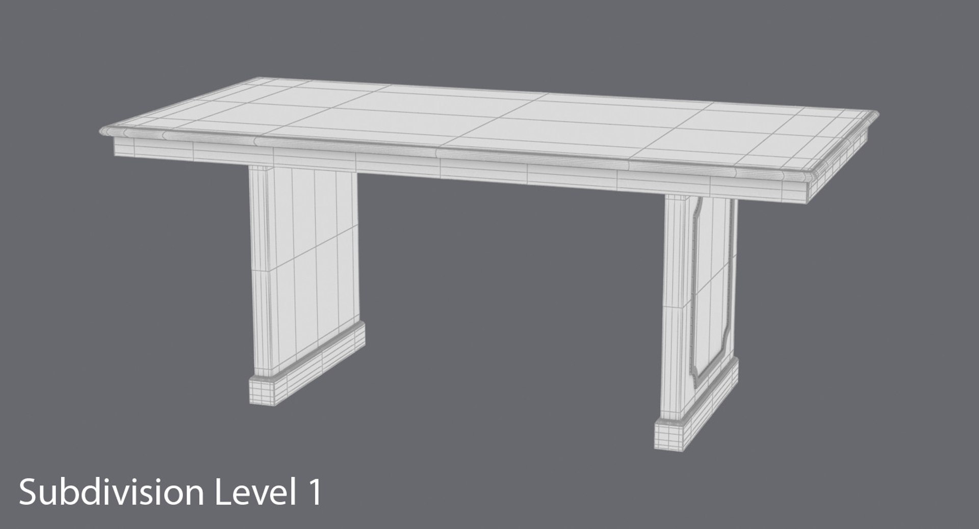 3d Conference Room Table Model