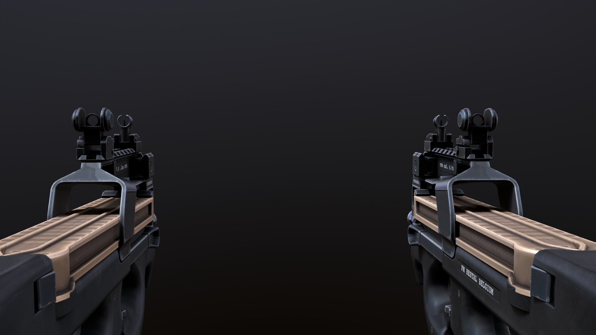 3D P90 Submachine Gun - LowPoly Mobile Ready Model - TurboSquid 1977501