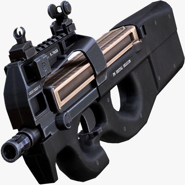 modelo 3d Subfusil P90 - LowPoly Mobile Ready - TurboSquid 1977501