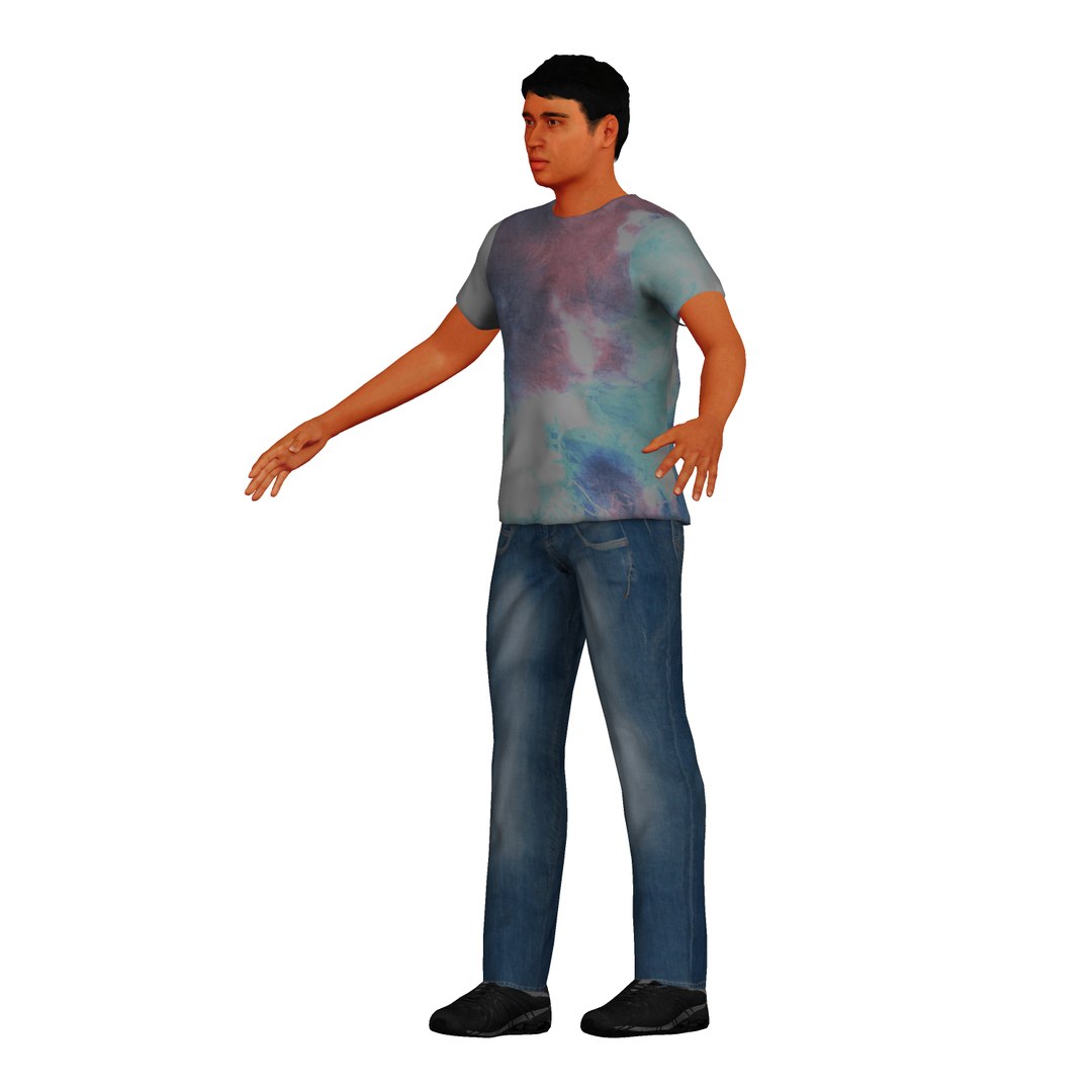 Adult Man Rigged Character Model - TurboSquid 1627011