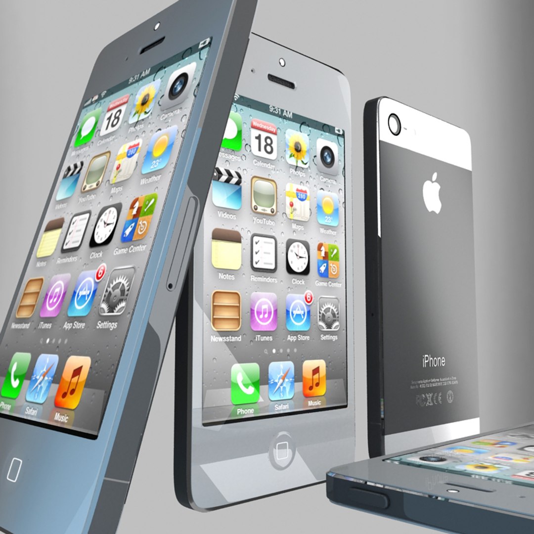 3d Iphone 5 Phone Model