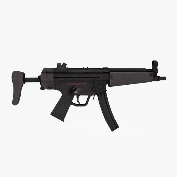 machine gun 3d model