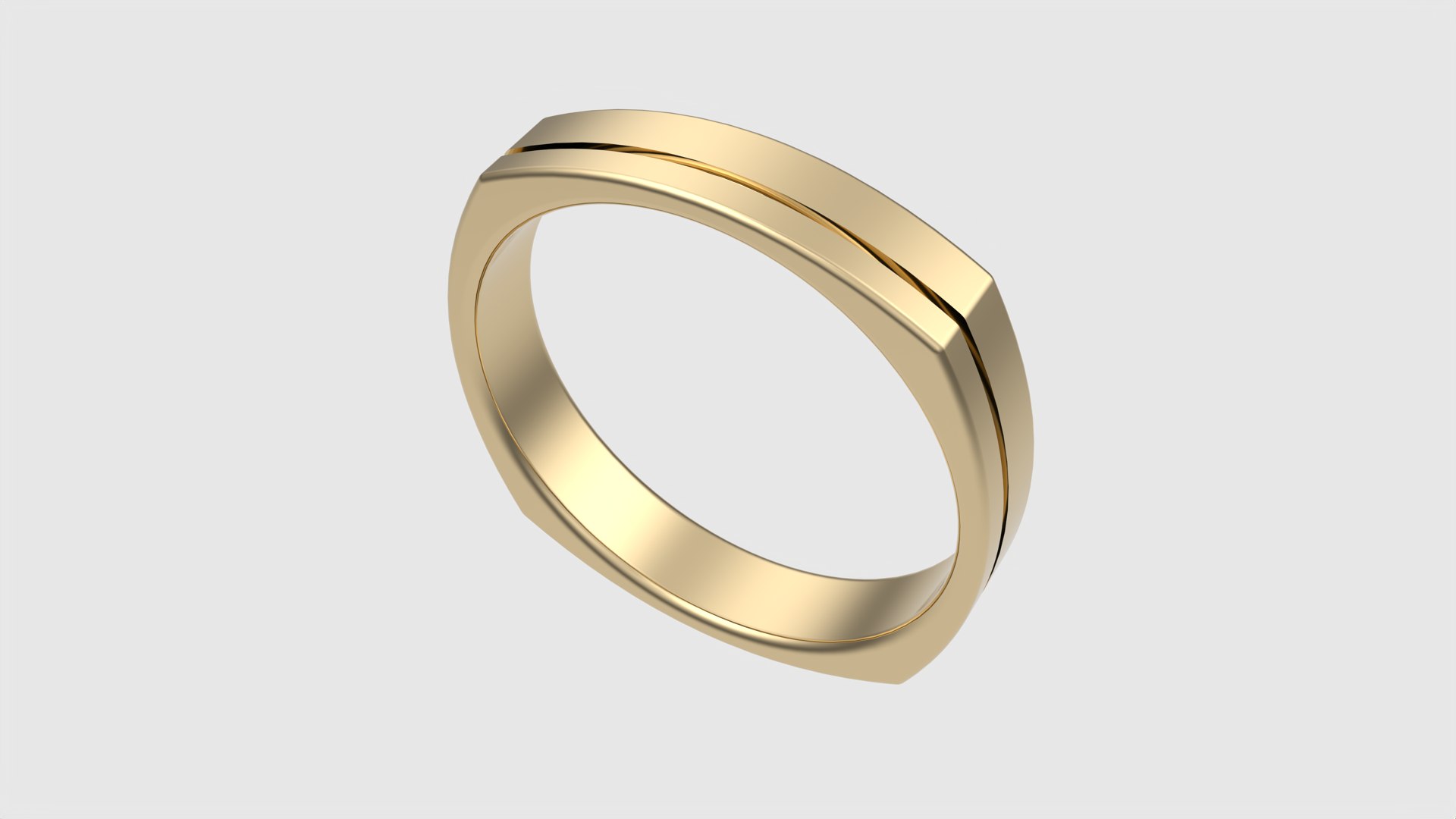 Four Corner Geometric Elegance Ring JDBCo 3D Model - TurboSquid 2350022