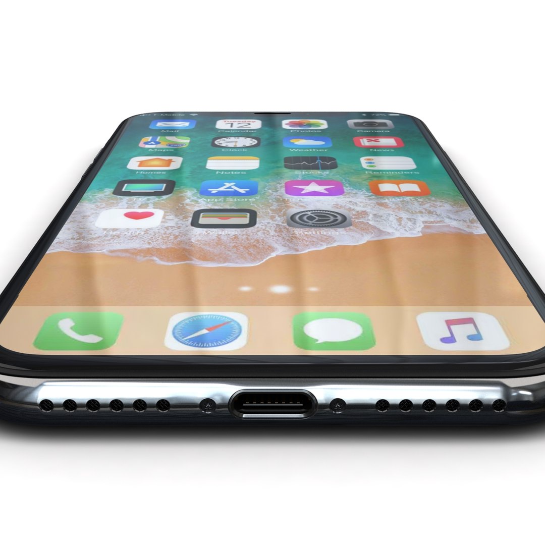 Apple iphone x space 3D model - TurboSquid 1223404