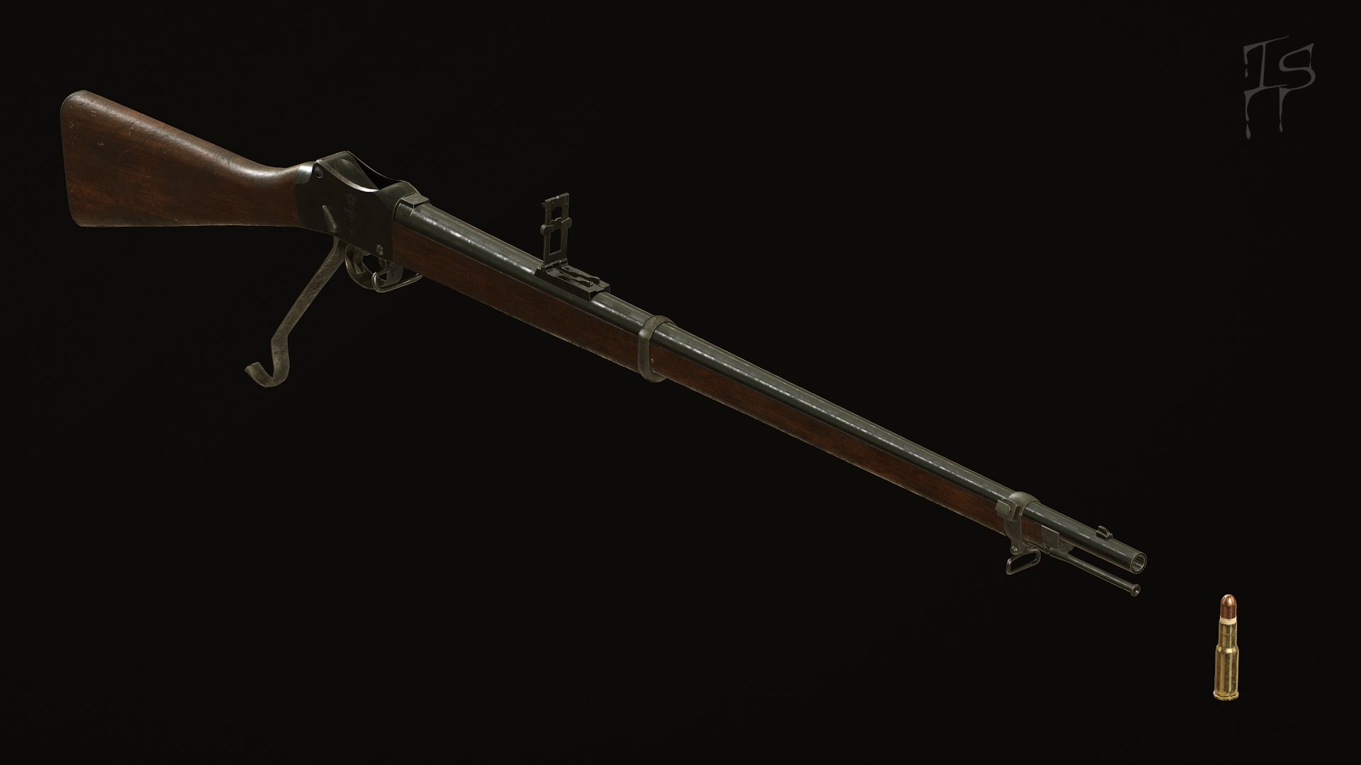 British 1887 Martini-Henry Mark IV Rifle 3D Model - TurboSquid 2199159