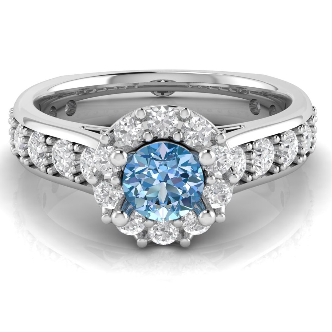 Beautiful Engagement Ring Luxury Model - TurboSquid 1491626