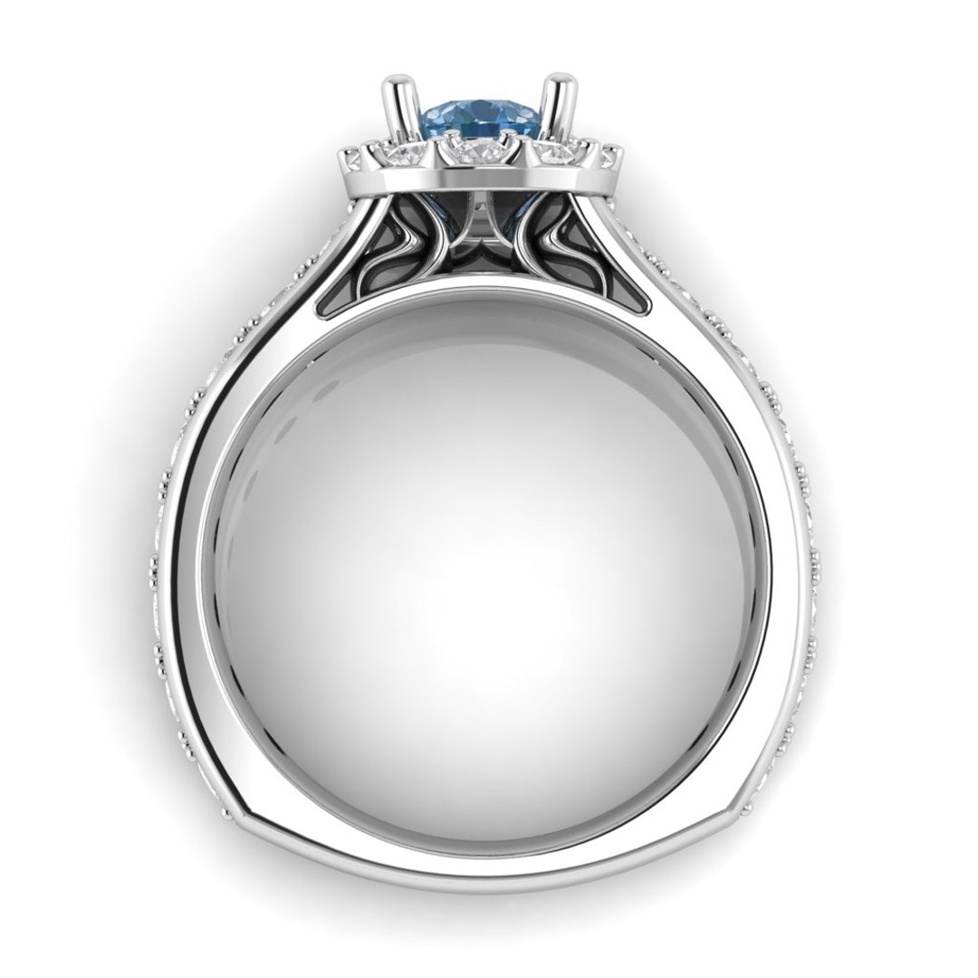 Beautiful Engagement Ring Luxury Model - TurboSquid 1491626