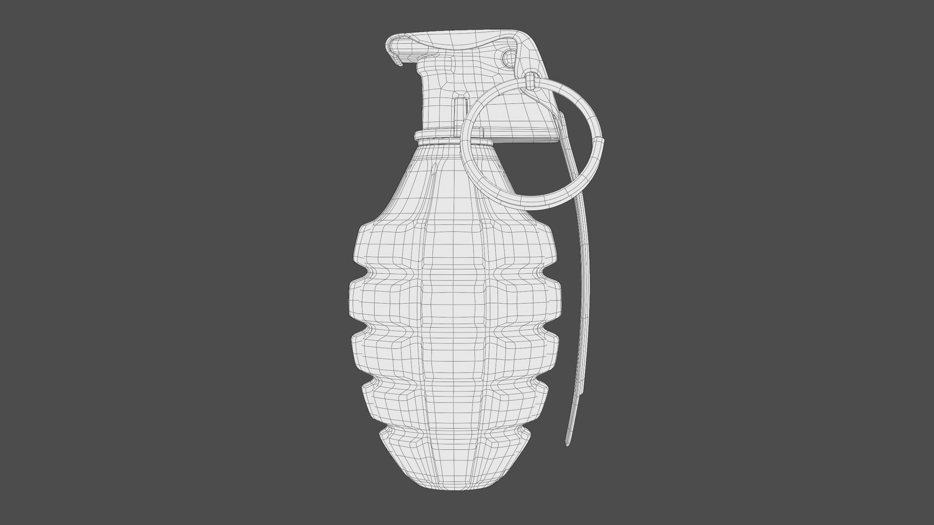 3D Used American Mk2 Fragmentation Hand Grenade - TurboSquid 2334806