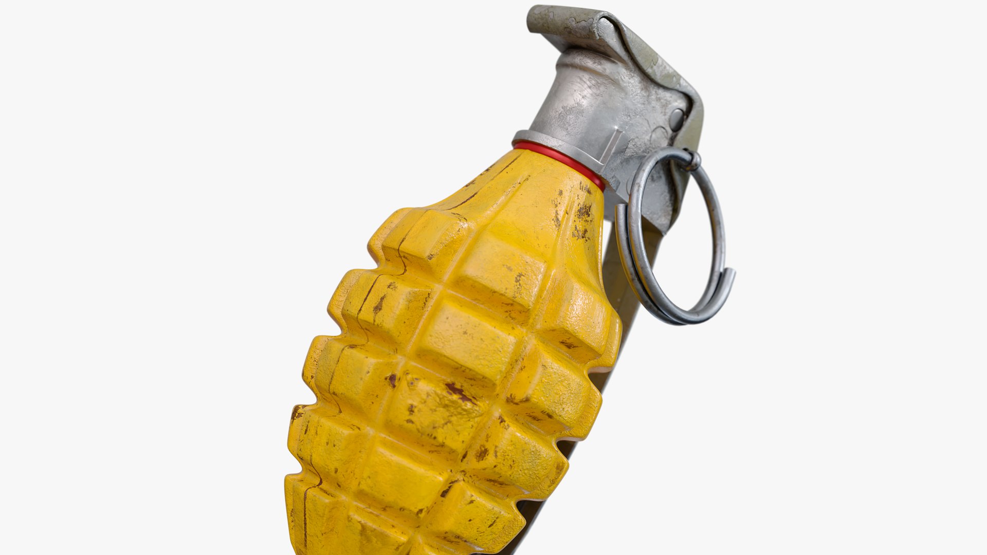 3D Used American Mk2 Fragmentation Hand Grenade - TurboSquid 2334806