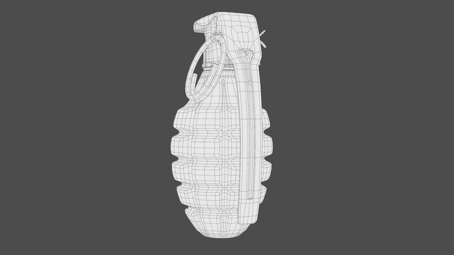 3D Used American Mk2 Fragmentation Hand Grenade - TurboSquid 2334806