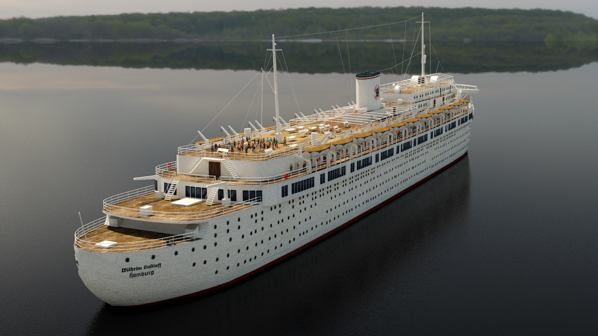 Ship Wilhelmgustloff 3D Model - TurboSquid 1966852