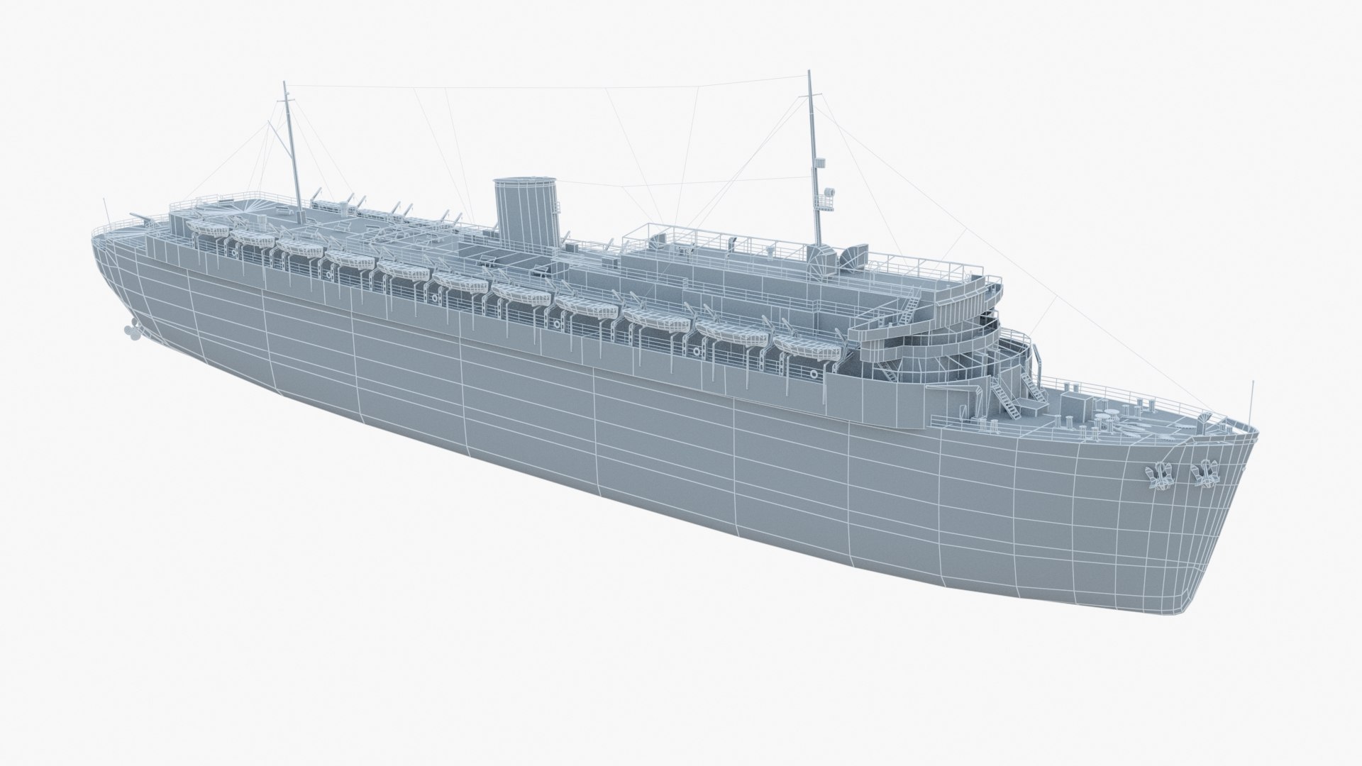 Ship Wilhelmgustloff 3D Model - TurboSquid 1966852