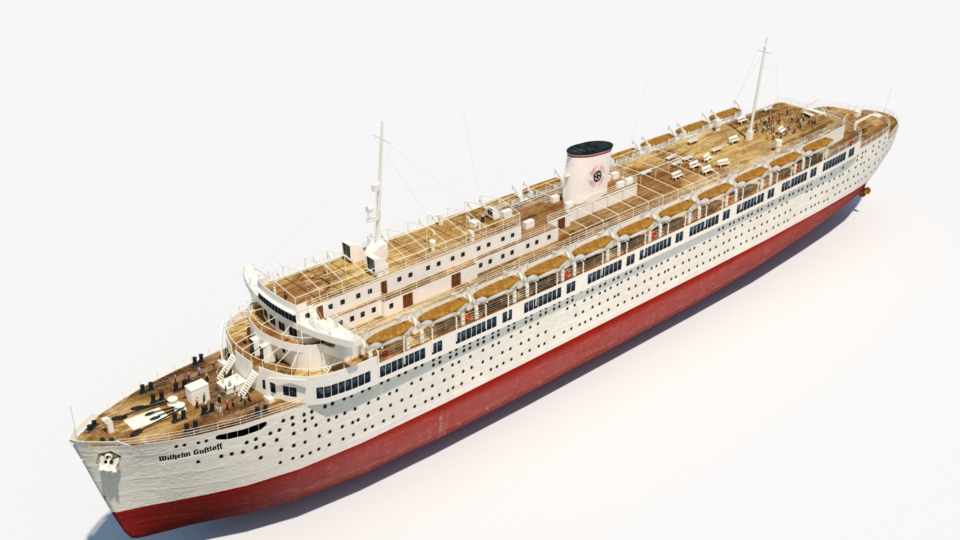 Ship Wilhelmgustloff 3D Model - TurboSquid 1966852