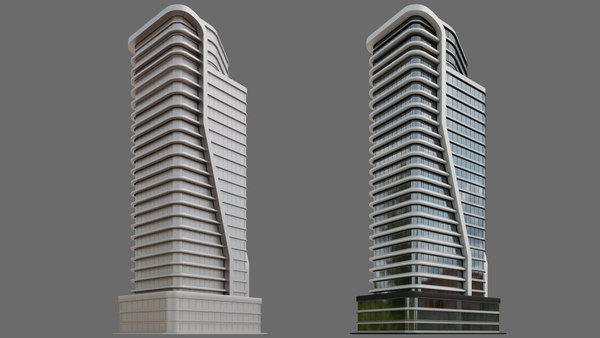 3D High-Rise Building - TurboSquid 2028974