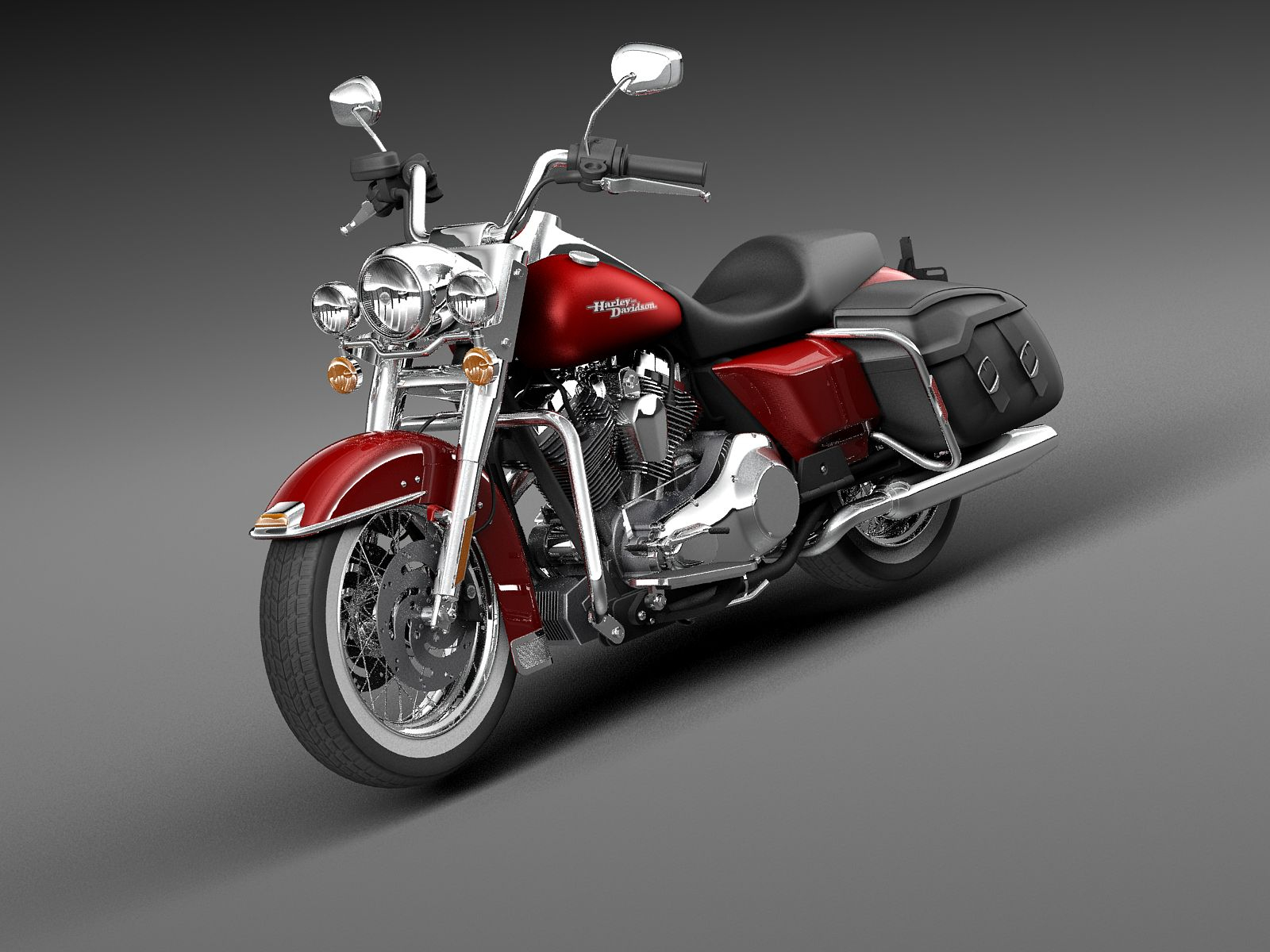 3d harley davidson road king