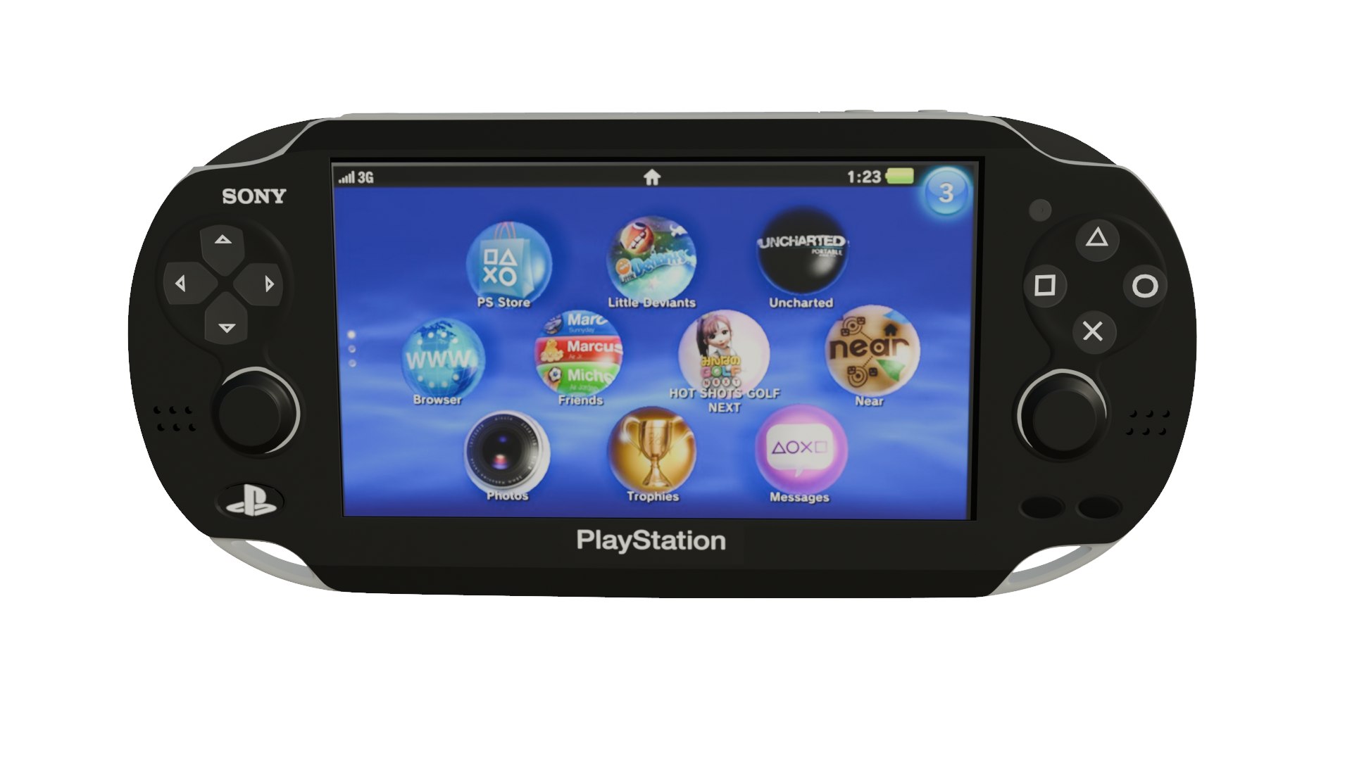 Sony Psp Ngp Model - TurboSquid 2403987