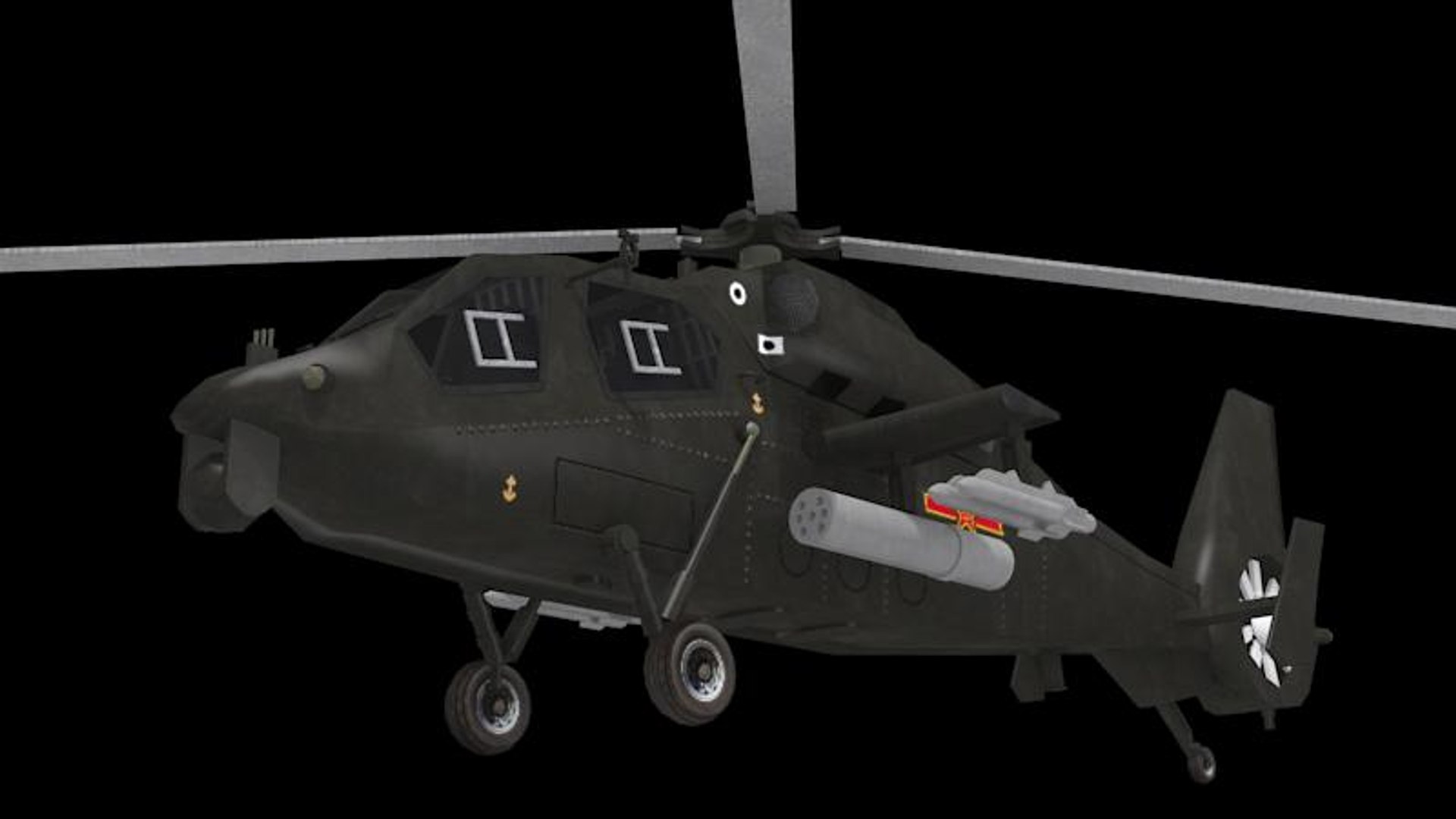 3D WZ-19 Z-19 Chinese Armed Helicopter Model - TurboSquid 1724297