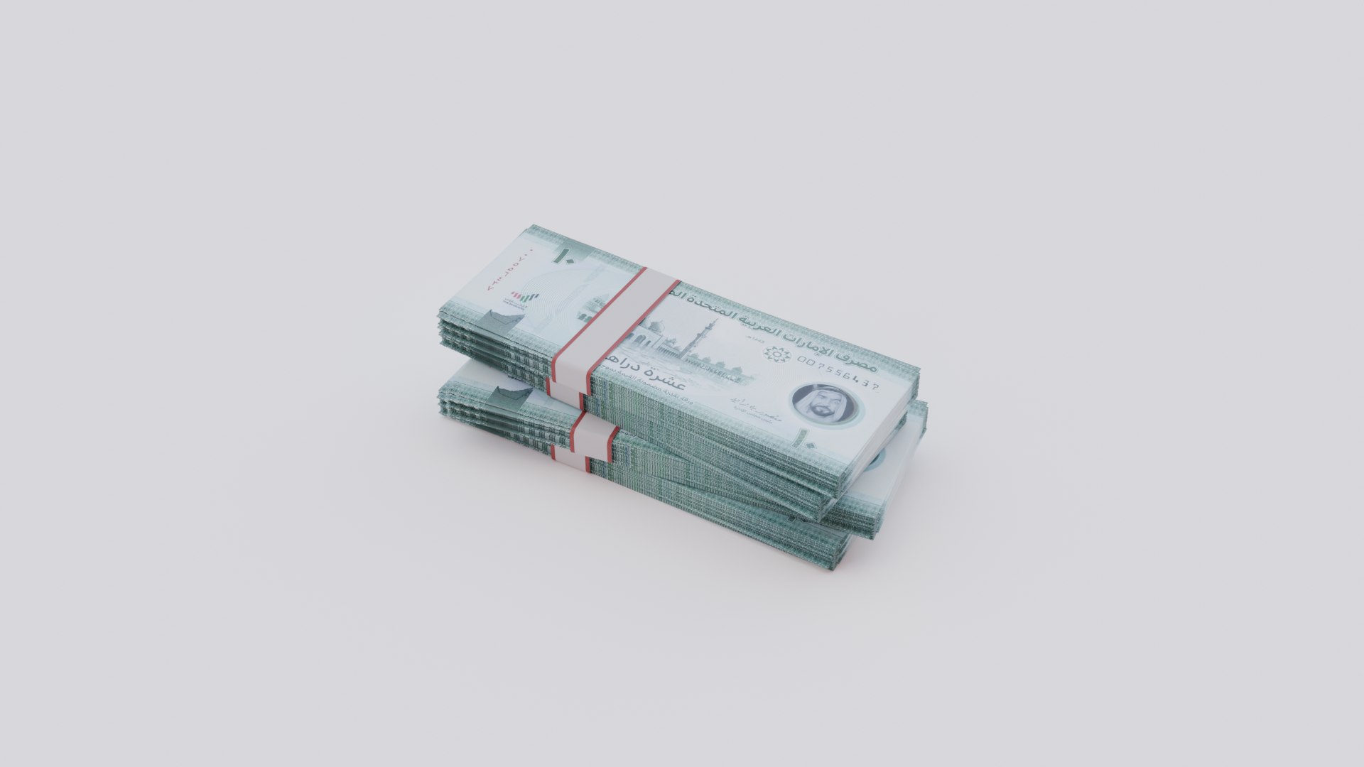 10 United Arab Emirates Dirham DH Currency 3D Model - TurboSquid 2378709
