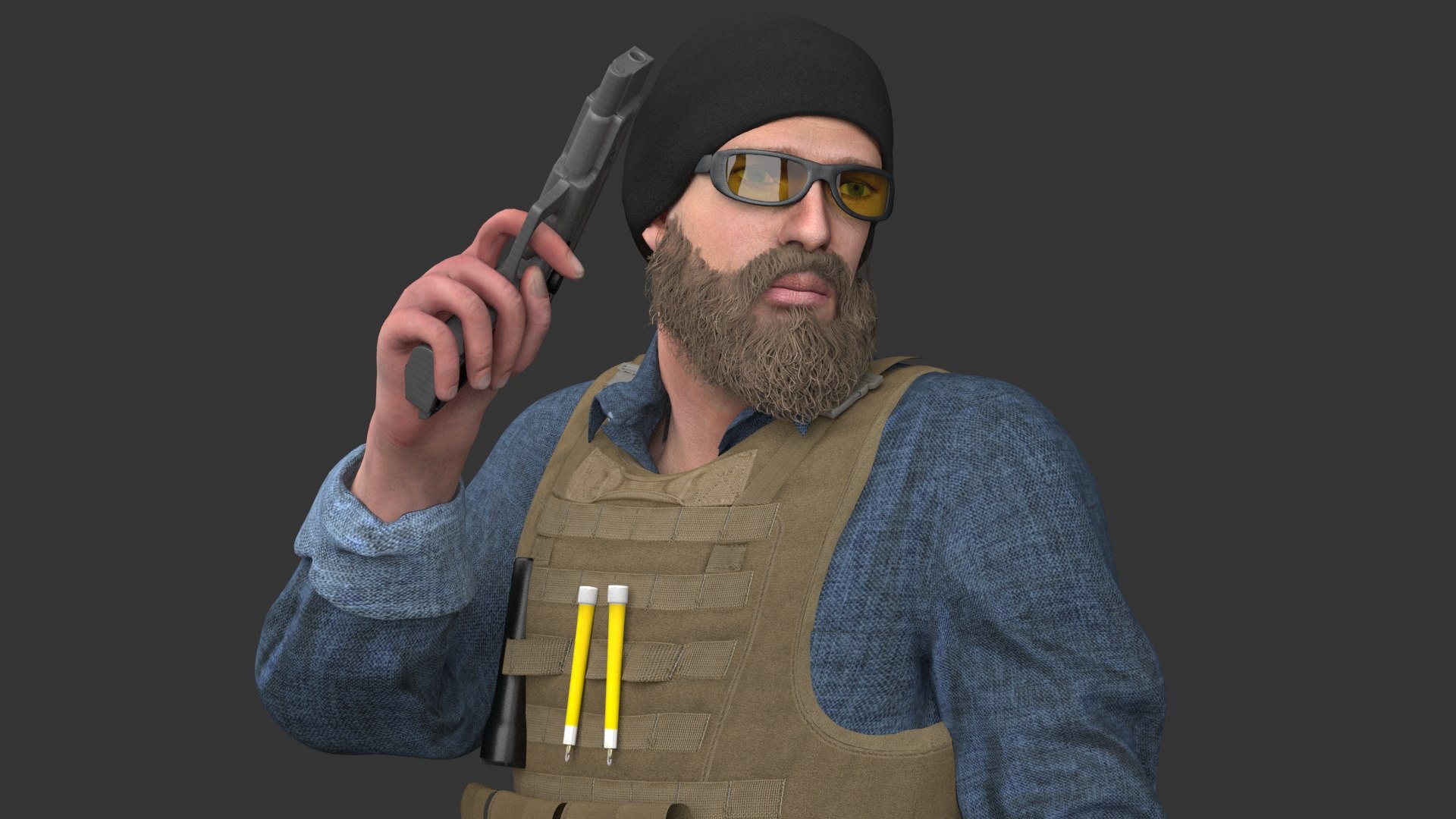 Rigged agent 4k 2020 3D model - TurboSquid 1535504