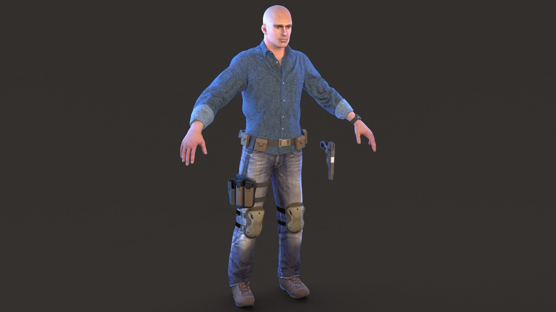 Rigged agent 4k 2020 3D model - TurboSquid 1535504