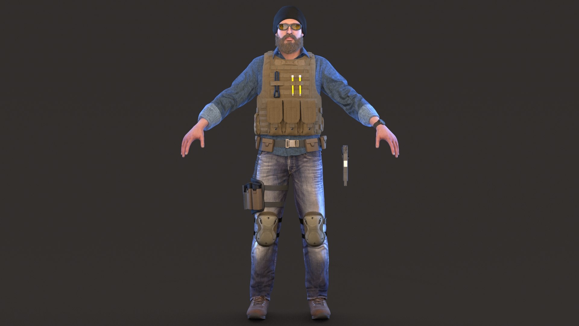 Rigged agent 4k 2020 3D model - TurboSquid 1535504