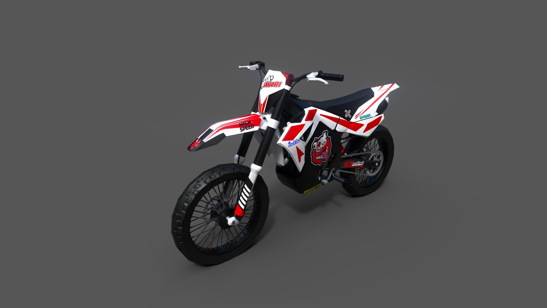 3D Dirt Bike X9 3D Low Poly Model With 4k PBR Texture Model - TurboSquid 2182498