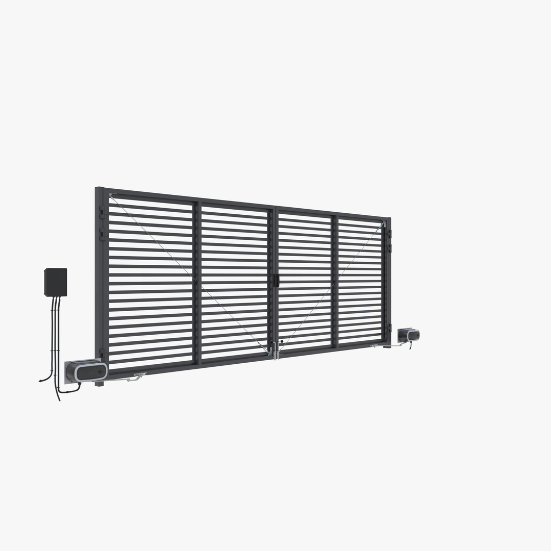 3D Swing Gates Opening Inwards - TurboSquid 2400466