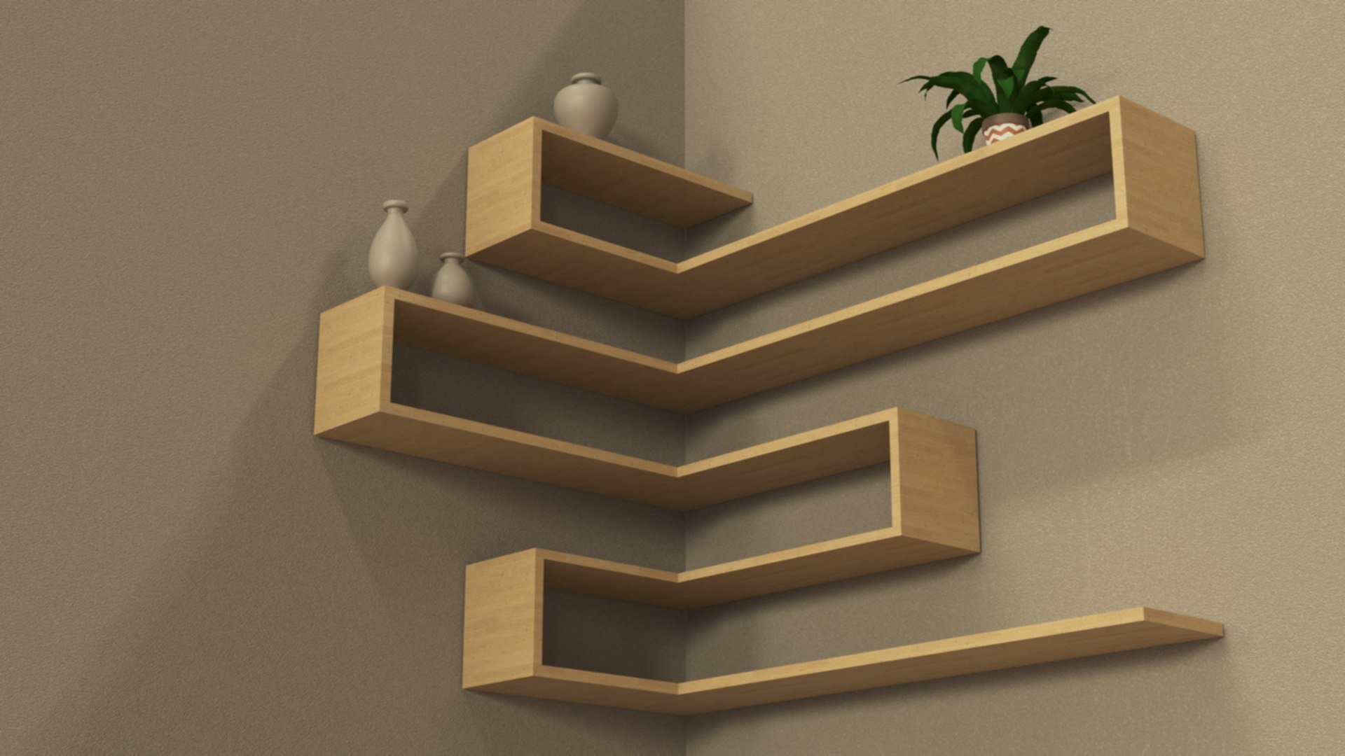Free Shelf 3D Model - TurboSquid 1851951