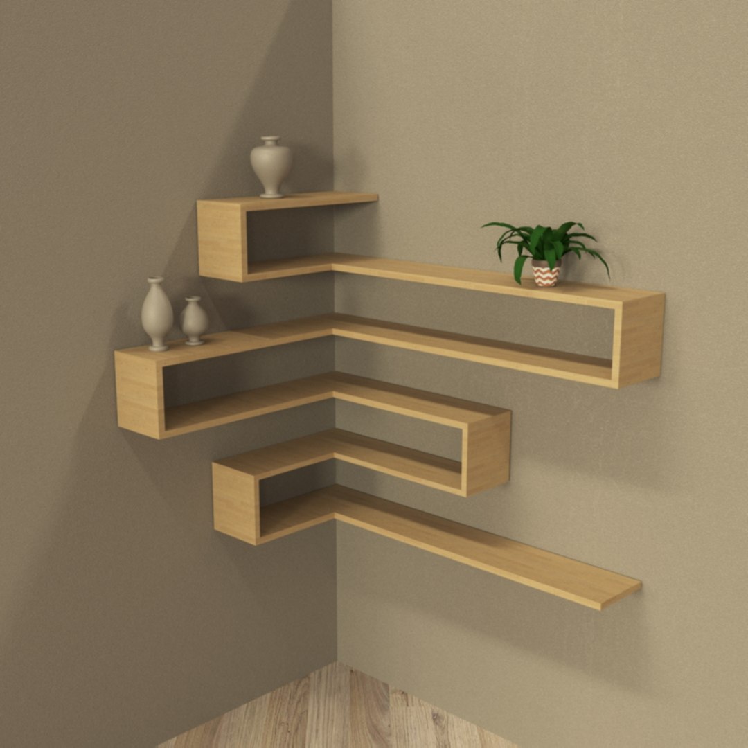 Free Shelf 3D Model - TurboSquid 1851951