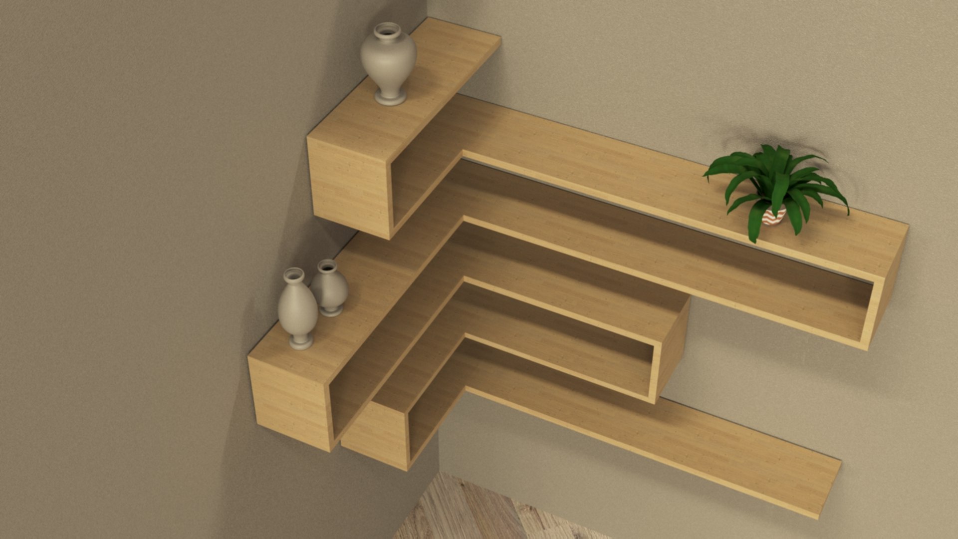 Free Shelf 3D Model - TurboSquid 1851951