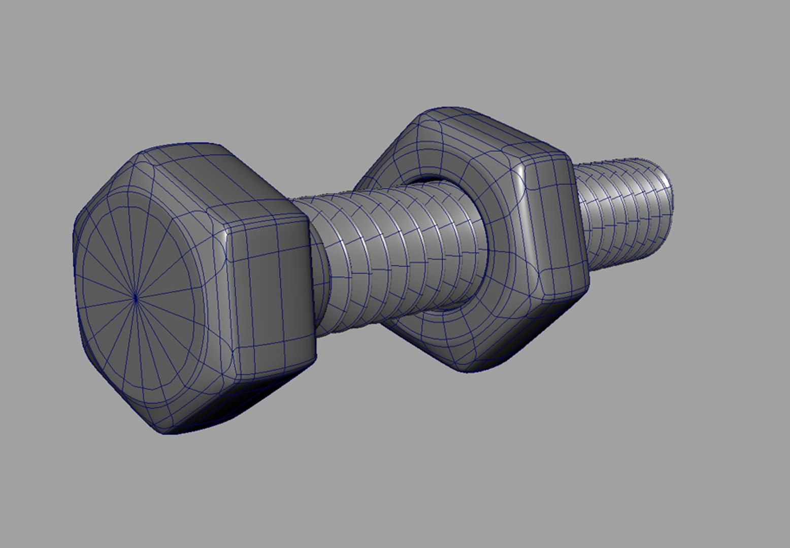 3D Nut Bolt - TurboSquid 1428635