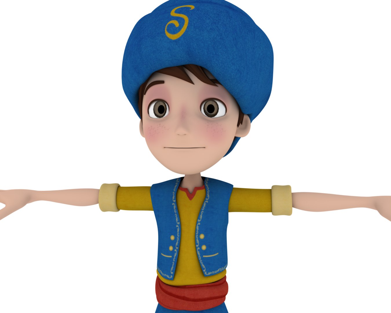 3D Sindbad Character Dea Model - TurboSquid 1606508