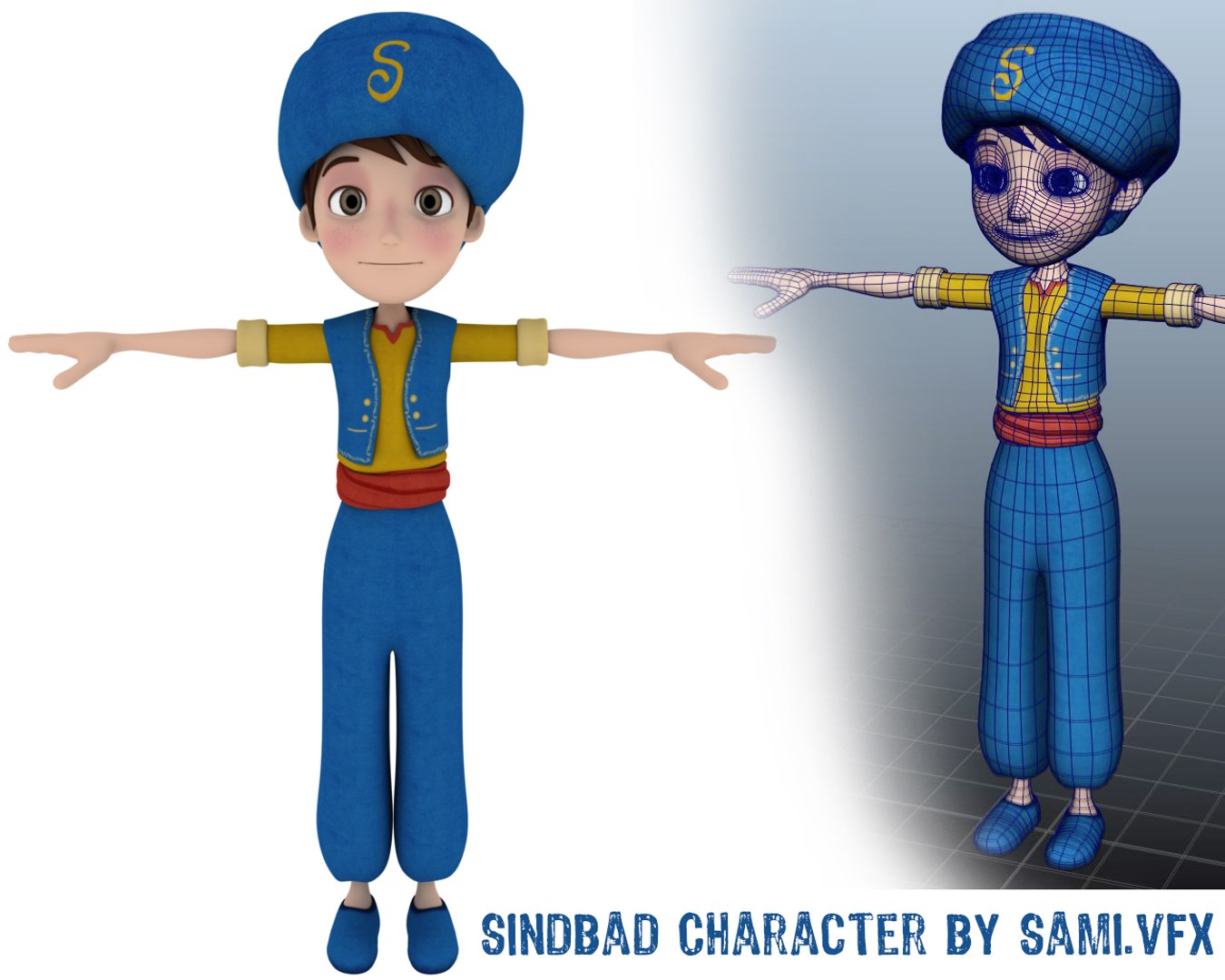 3D Sindbad Character Dea Model - TurboSquid 1606508