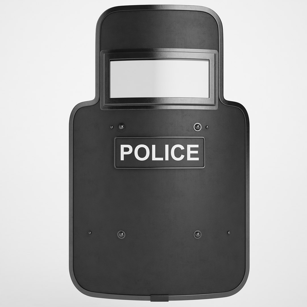 Police shield 01 3D model - TurboSquid 1172051