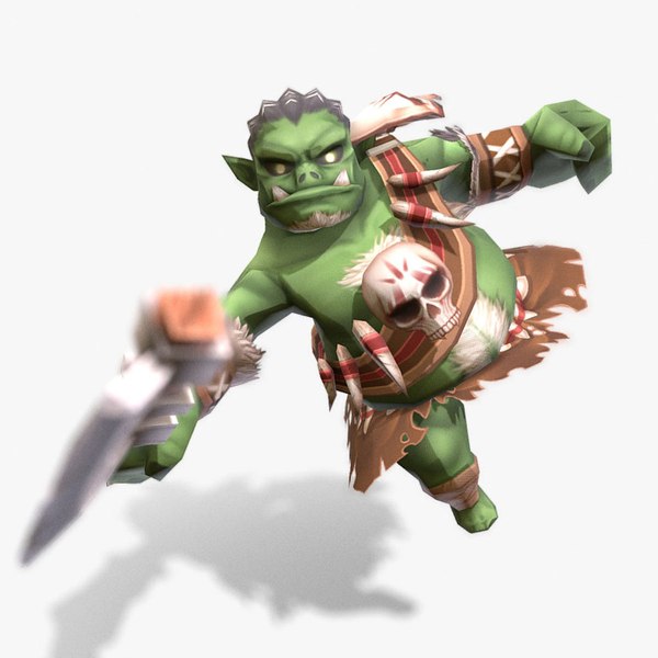 modelo 3d Casual RPG Monster - 19 Orc - TurboSquid 2012151