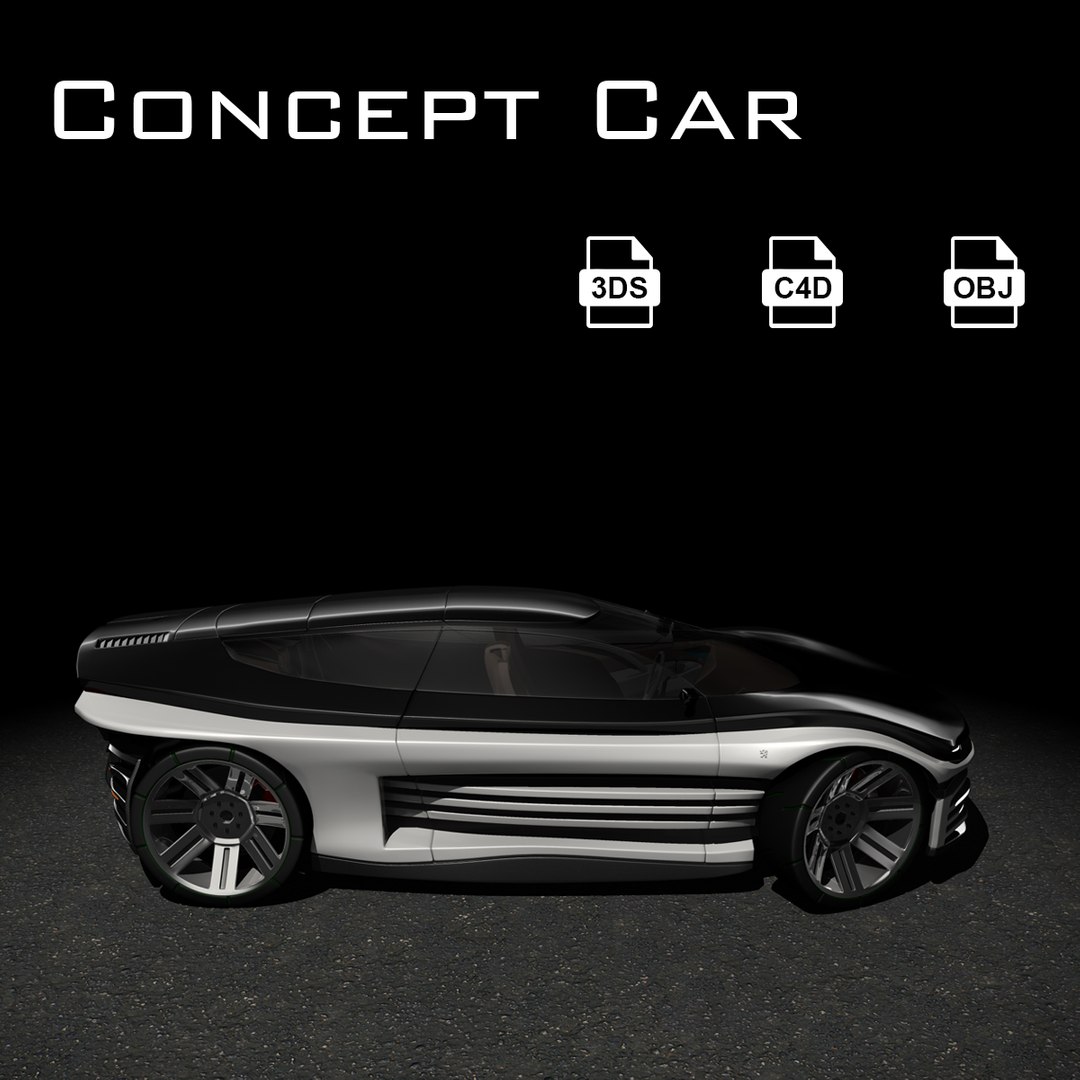 Concept Car 3d Model