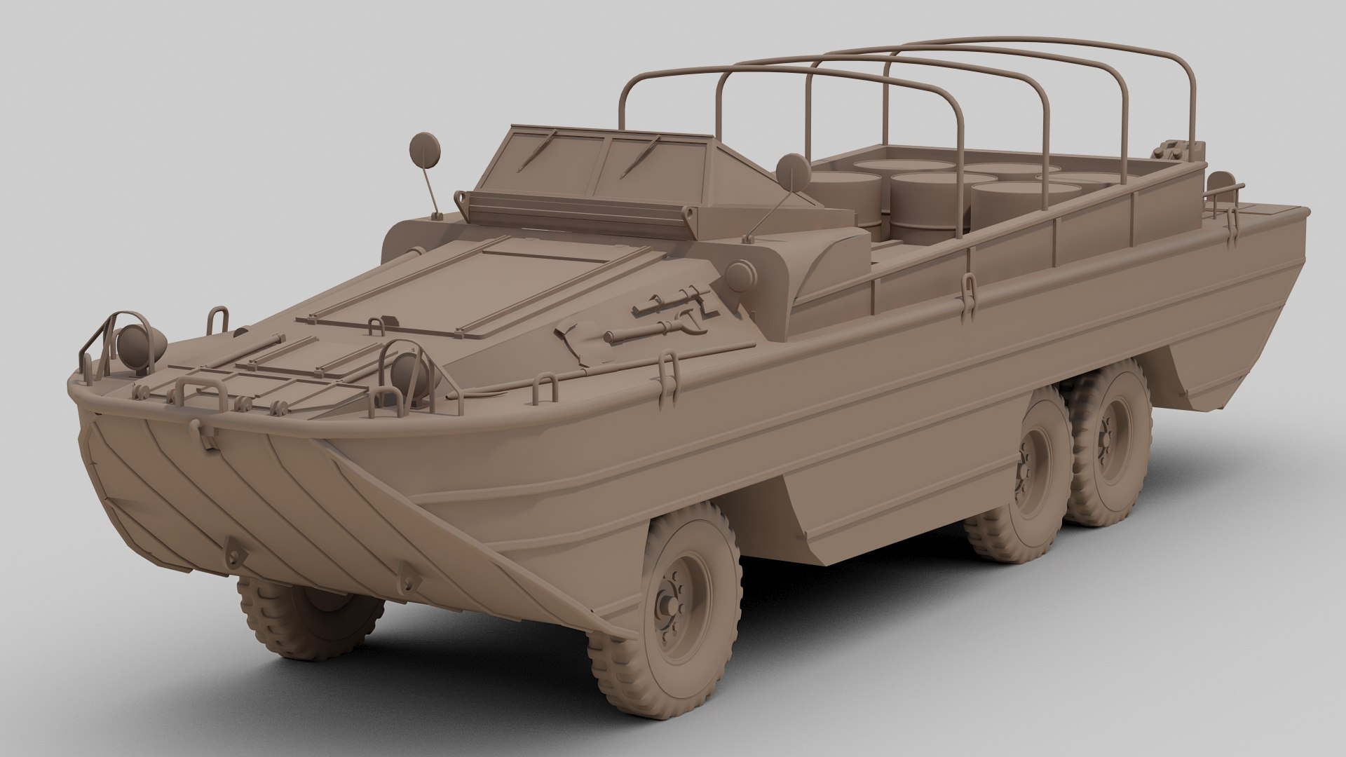 3D Ww2 Dukw - TurboSquid 1571049