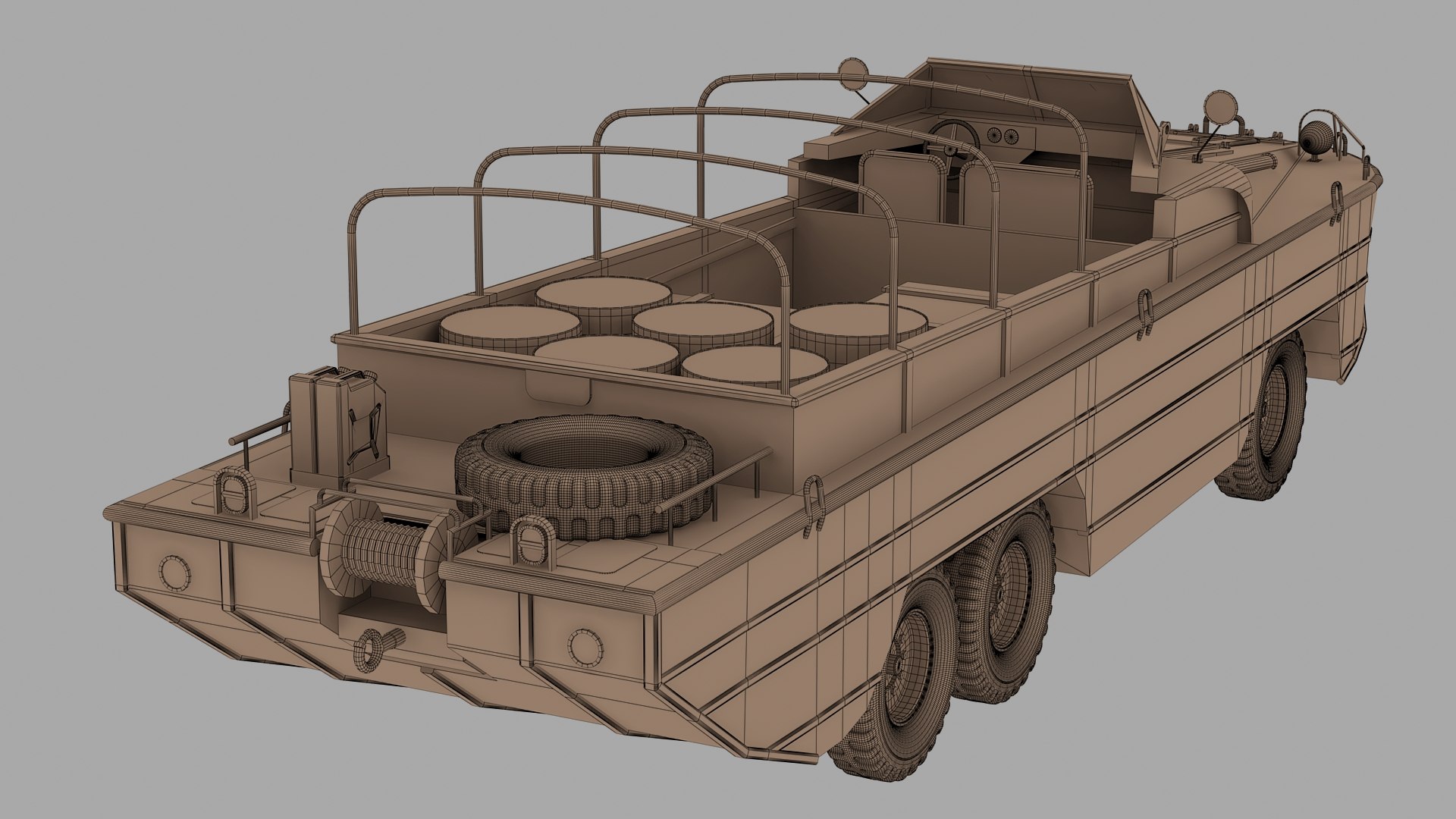 3D Ww2 Dukw - TurboSquid 1571049