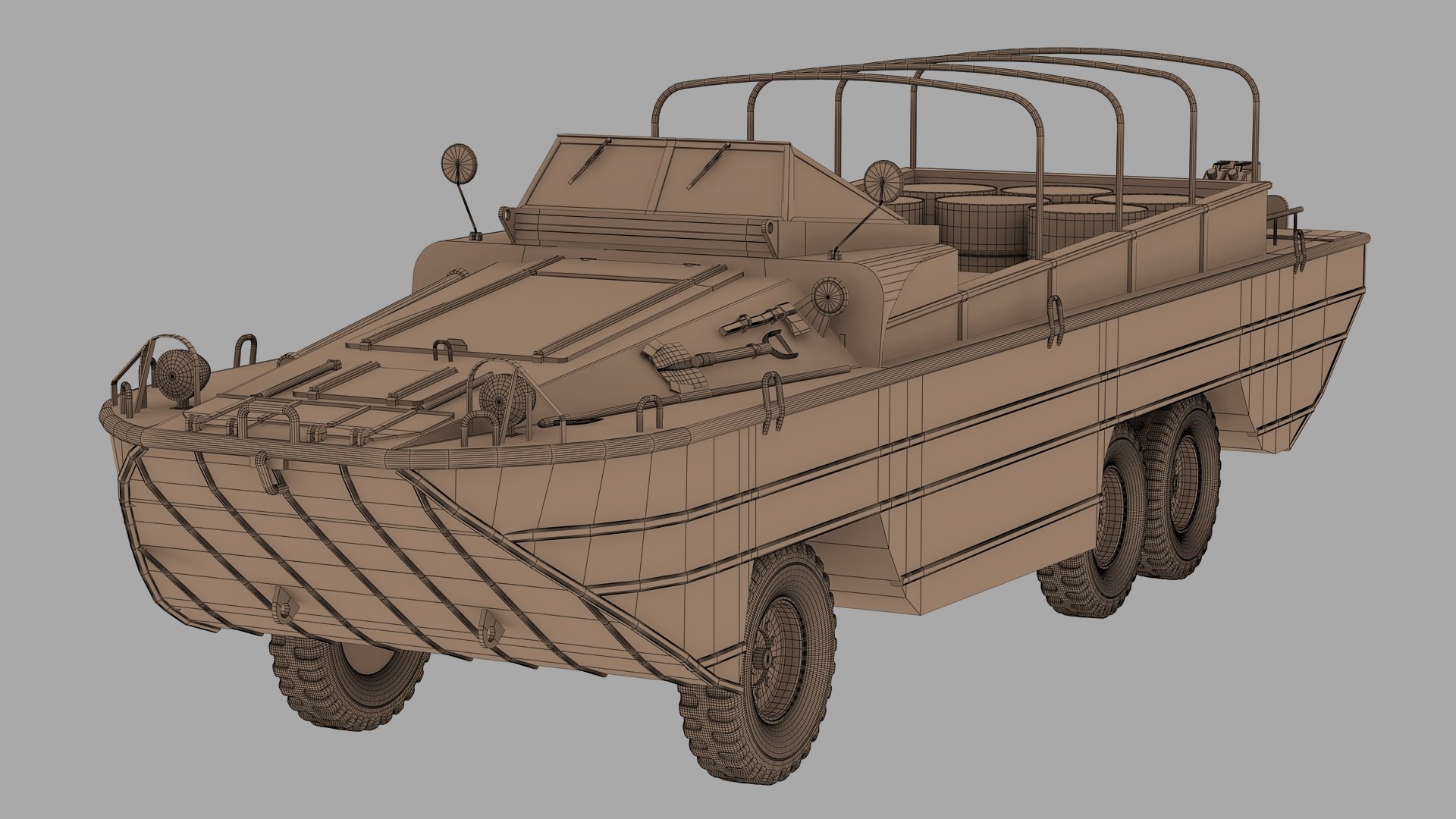 3D Ww2 Dukw - TurboSquid 1571049