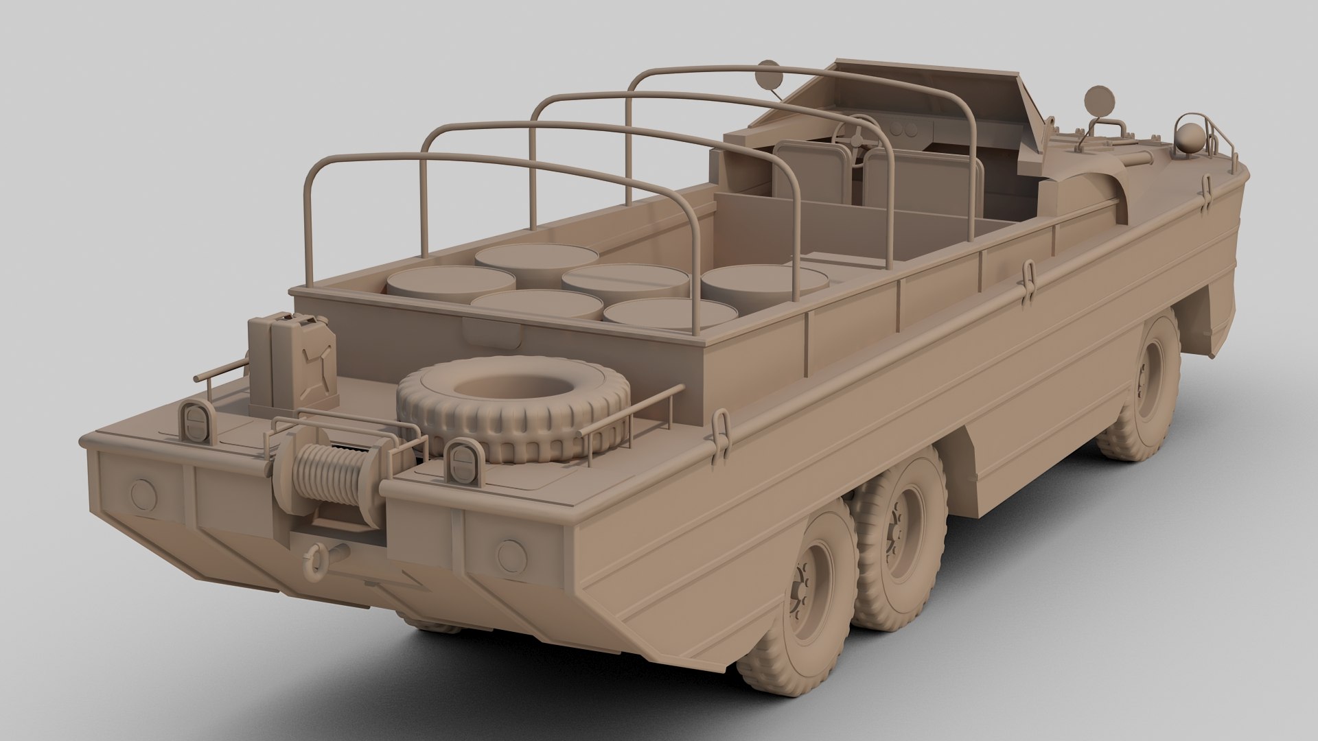 3D Ww2 Dukw - TurboSquid 1571049