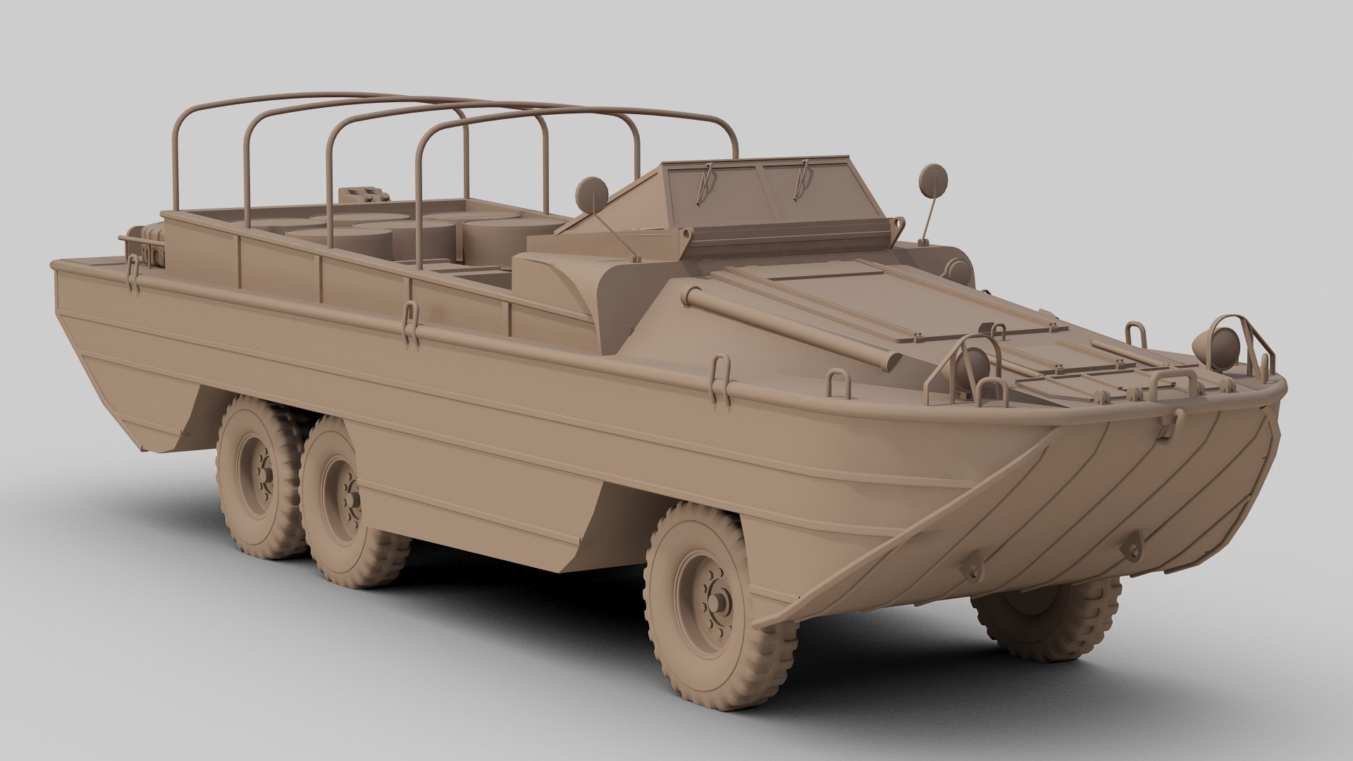 3D Ww2 Dukw - TurboSquid 1571049