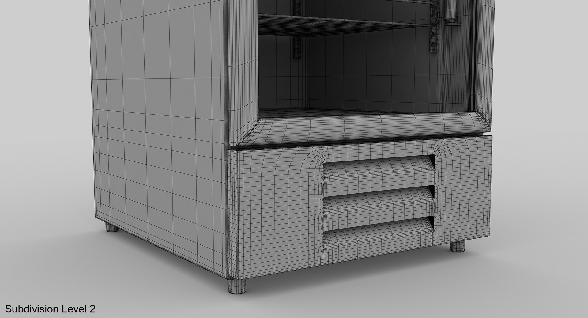 Refrigerator Display 3d Model