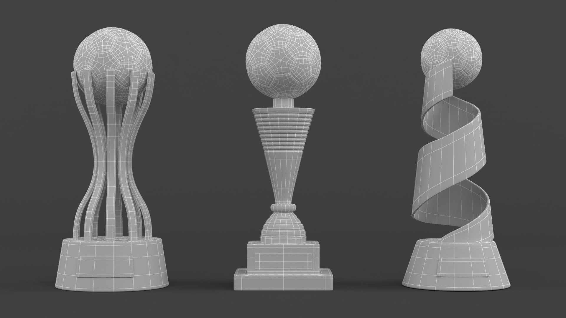 3D Trophy Cups Model - TurboSquid 2111694
