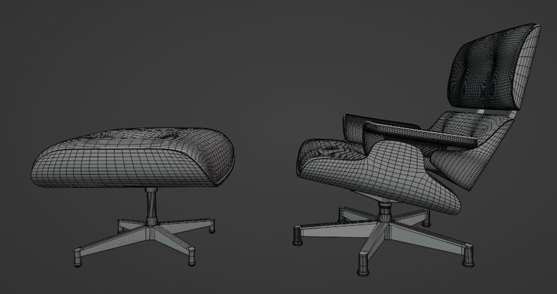 Eames Lounge Chair Model - TurboSquid 1935469